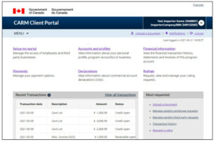 CARM - CBSA Assessment & Revenue Management